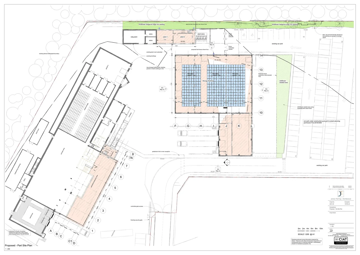 Industrial - Extensions to production hall and new Storage and ...