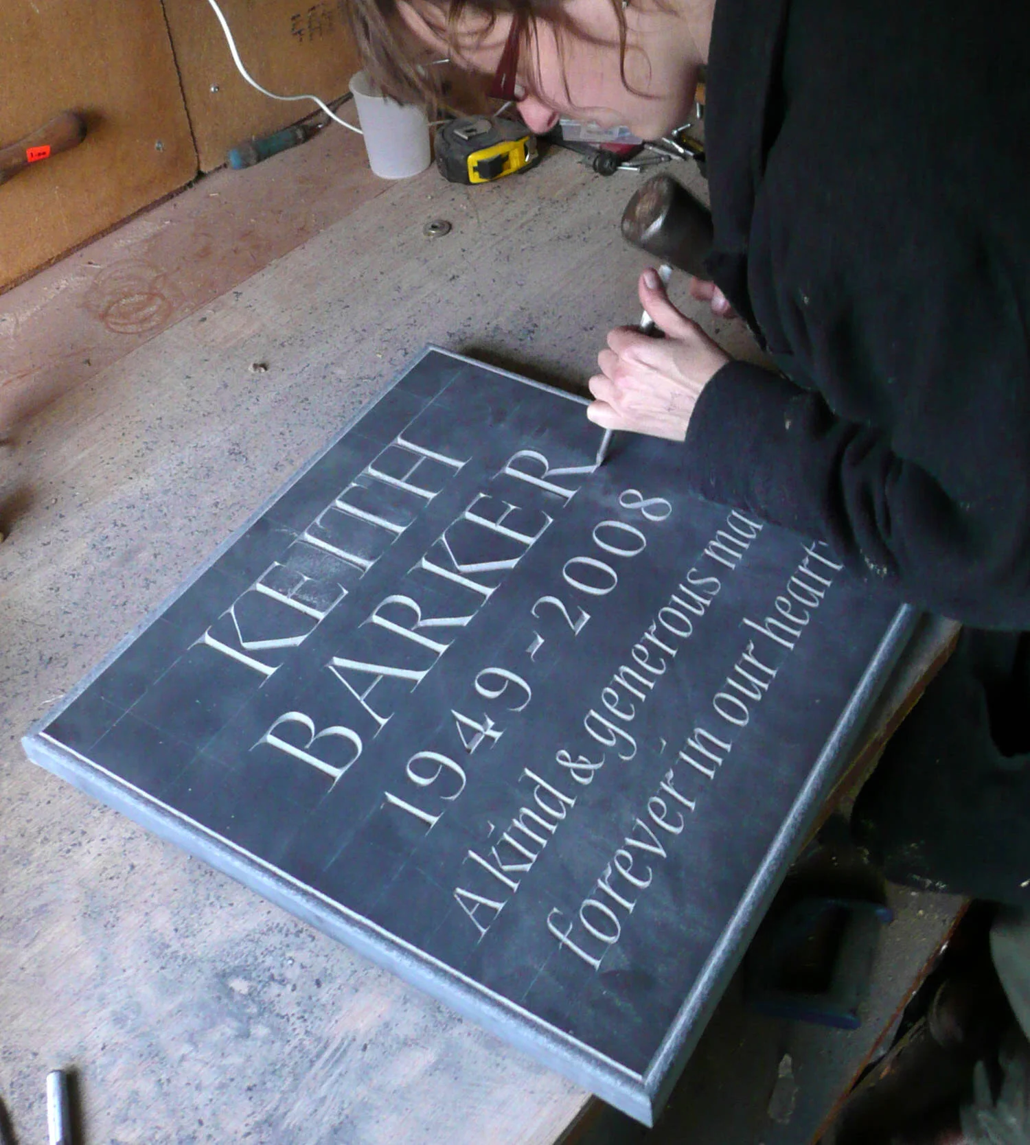 Memorial plaques & other types of memorial — Louise Tiplady