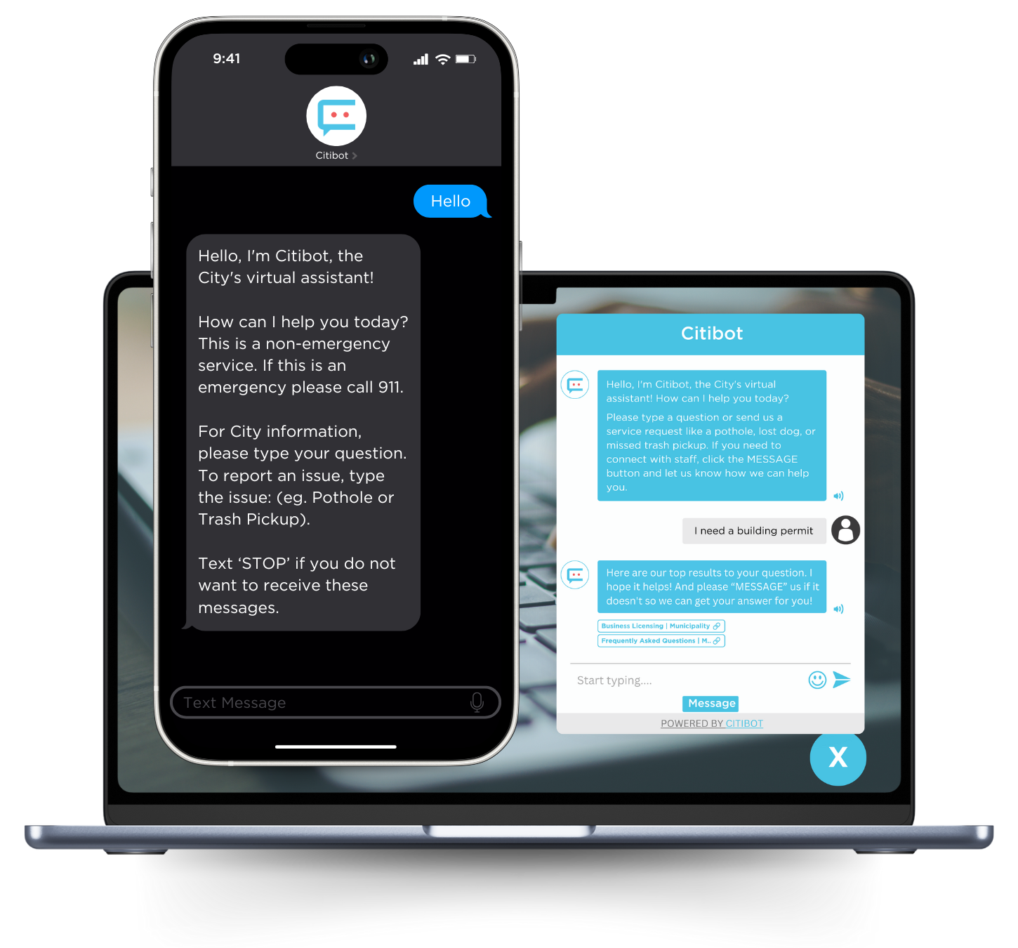 Citibot | AI Resident Engagement Solutions for Government Agencies