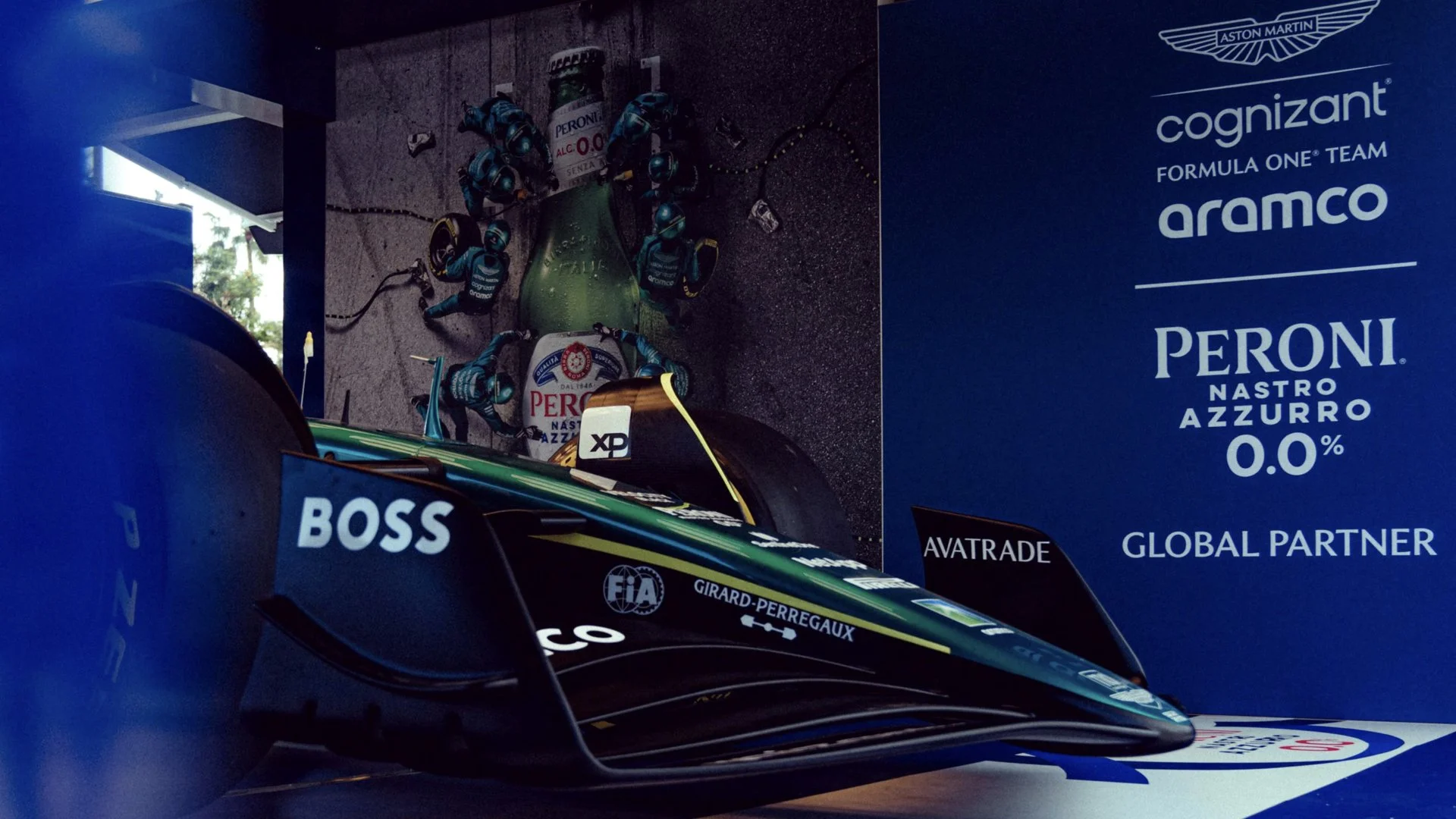 Peroni Nastro Azzurro x Aston Martin F1 Partnership — Unbound