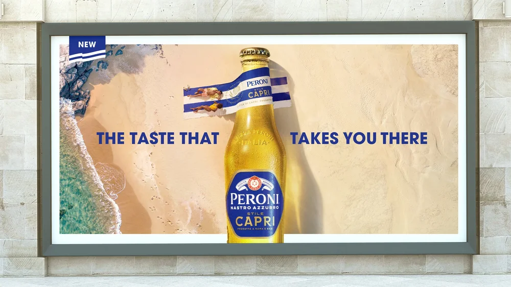Peroni Nastro Azzurro Stile Capri — Unbound