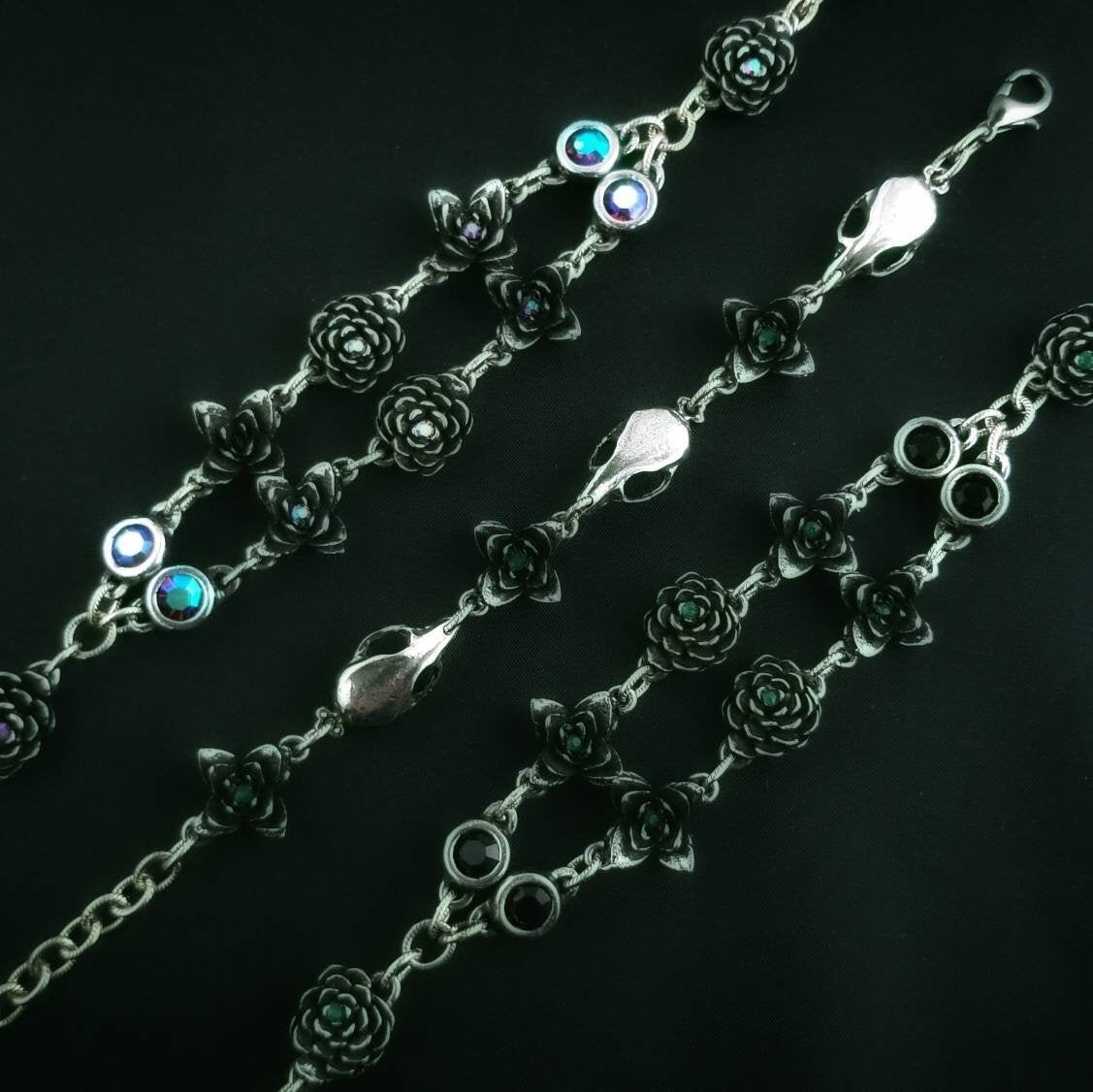 Bone Chains (new chunky version) Necklace, Bracelet | Martha Rotten