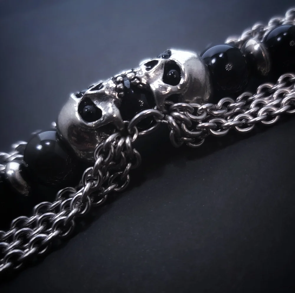 Bone Chains (new chunky version) Necklace, Bracelet | Martha Rotten