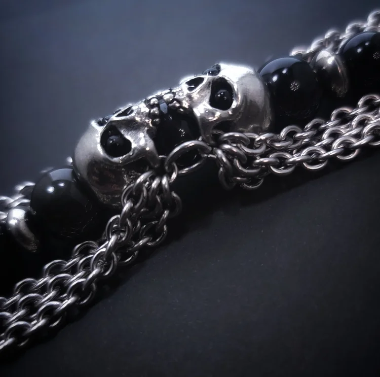 Bone Chains (new chunky version) Necklace, Bracelet | Martha Rotten