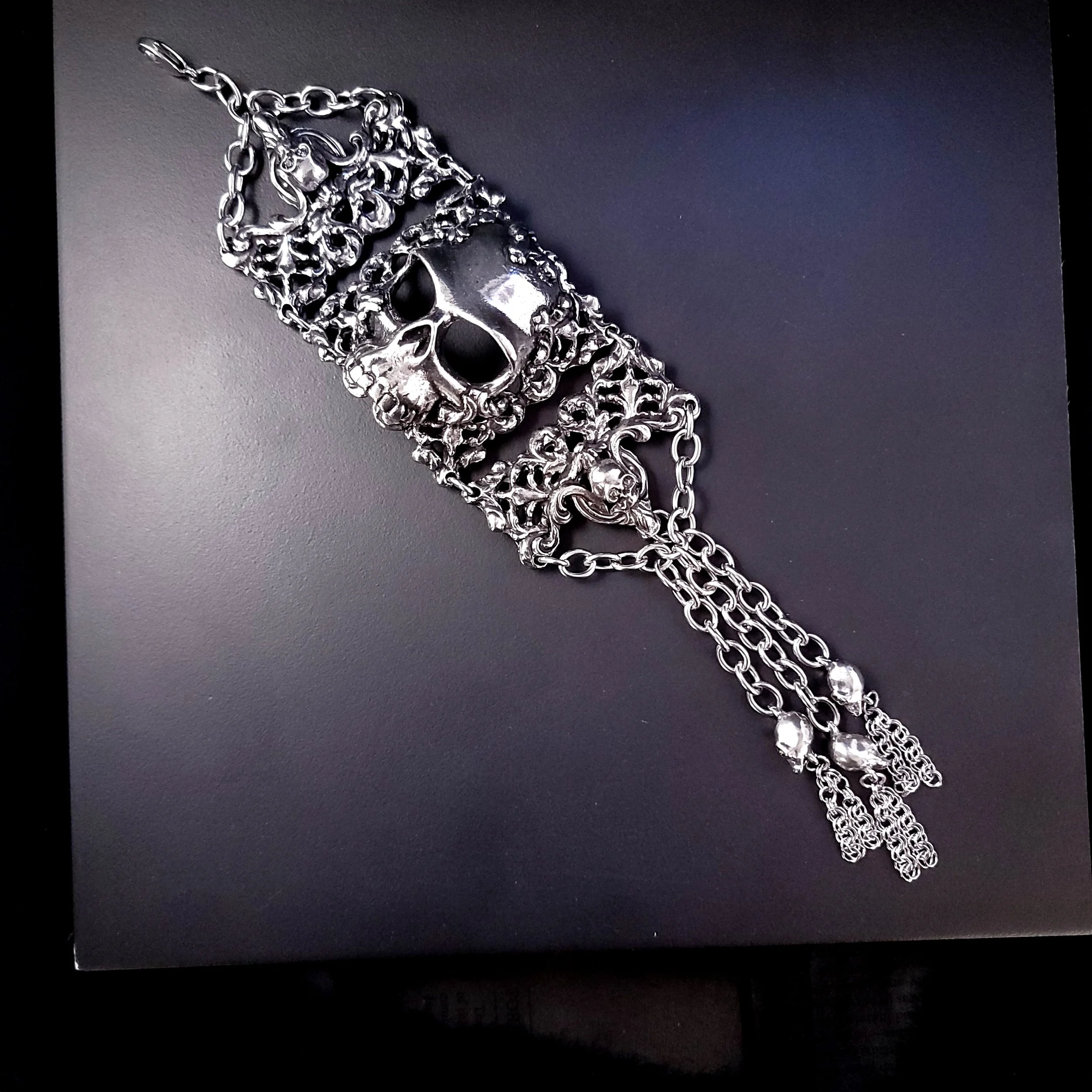 Raven Bone Cage Cuff Bracelet | Martha Rotten