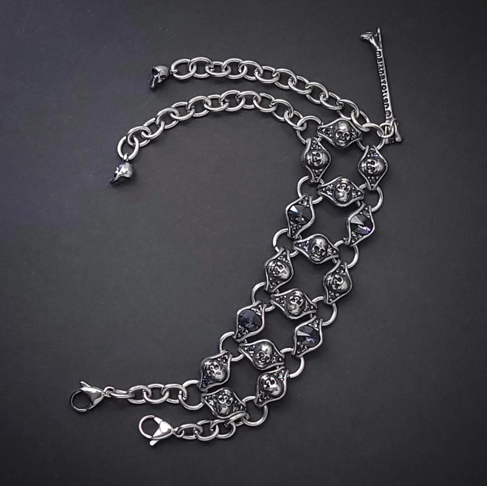 Raven Bone Cage Cuff Bracelet | Martha Rotten