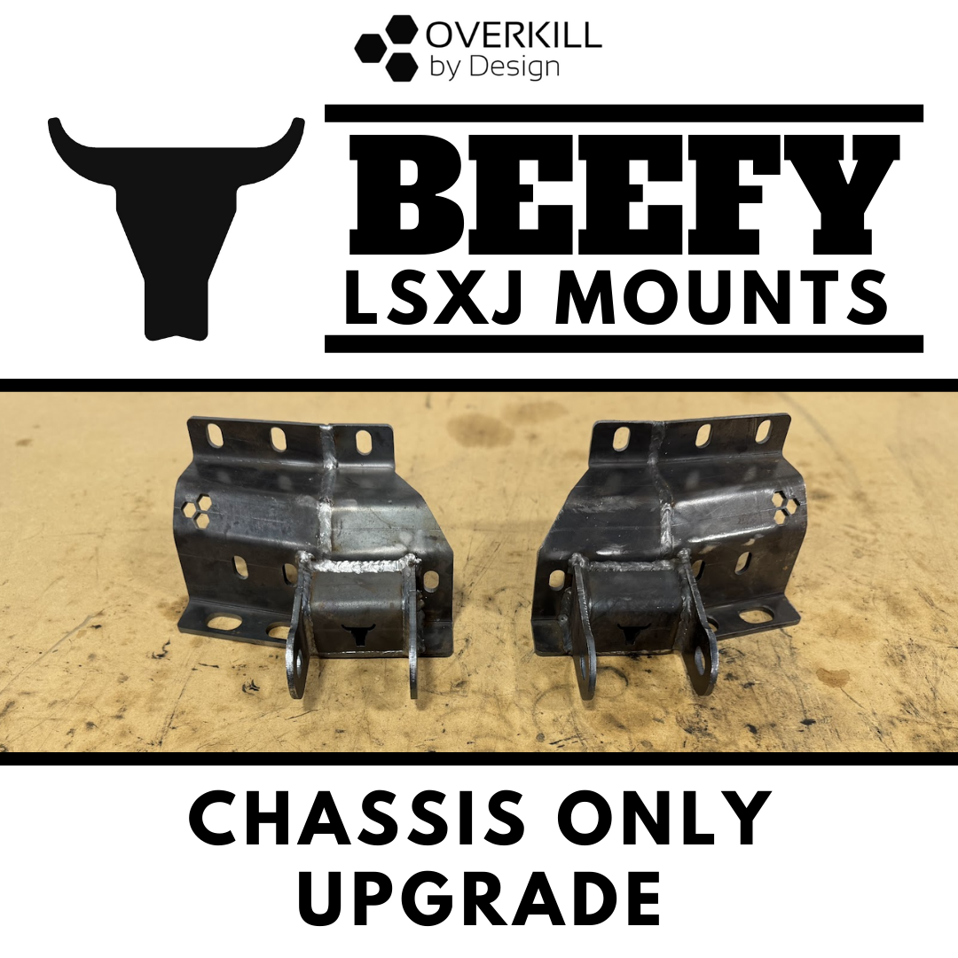 BEEFY LSx Chassis ONLY Upgrade for Jeep Cherokee XJ — Overkill by Design