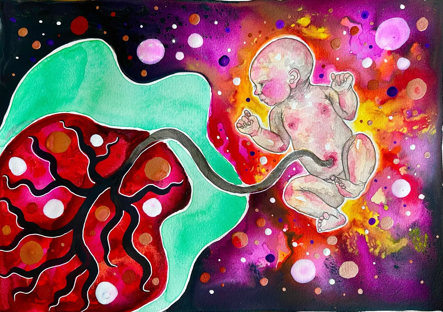 Placenta Art — Debs Neiger Independent Midwifery