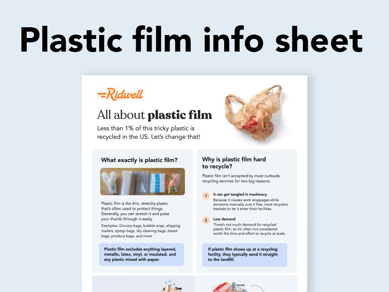 Plastic Film Drive Leader Resources — Ridwell