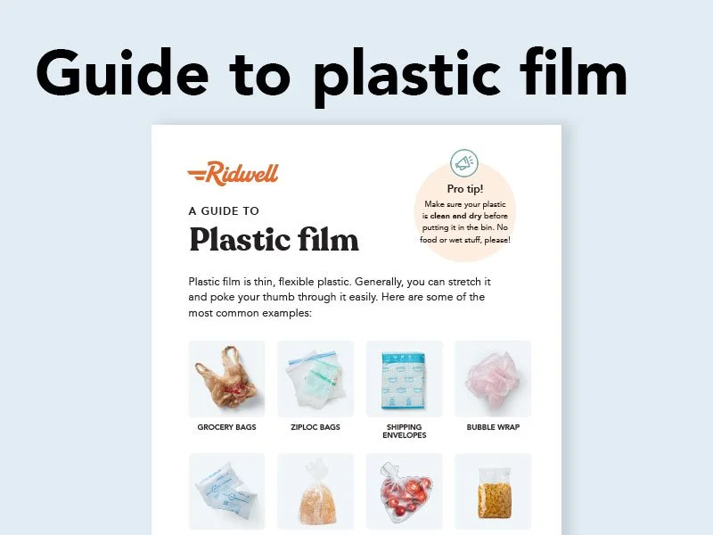 Plastic Film Drive Leader Resources — Ridwell