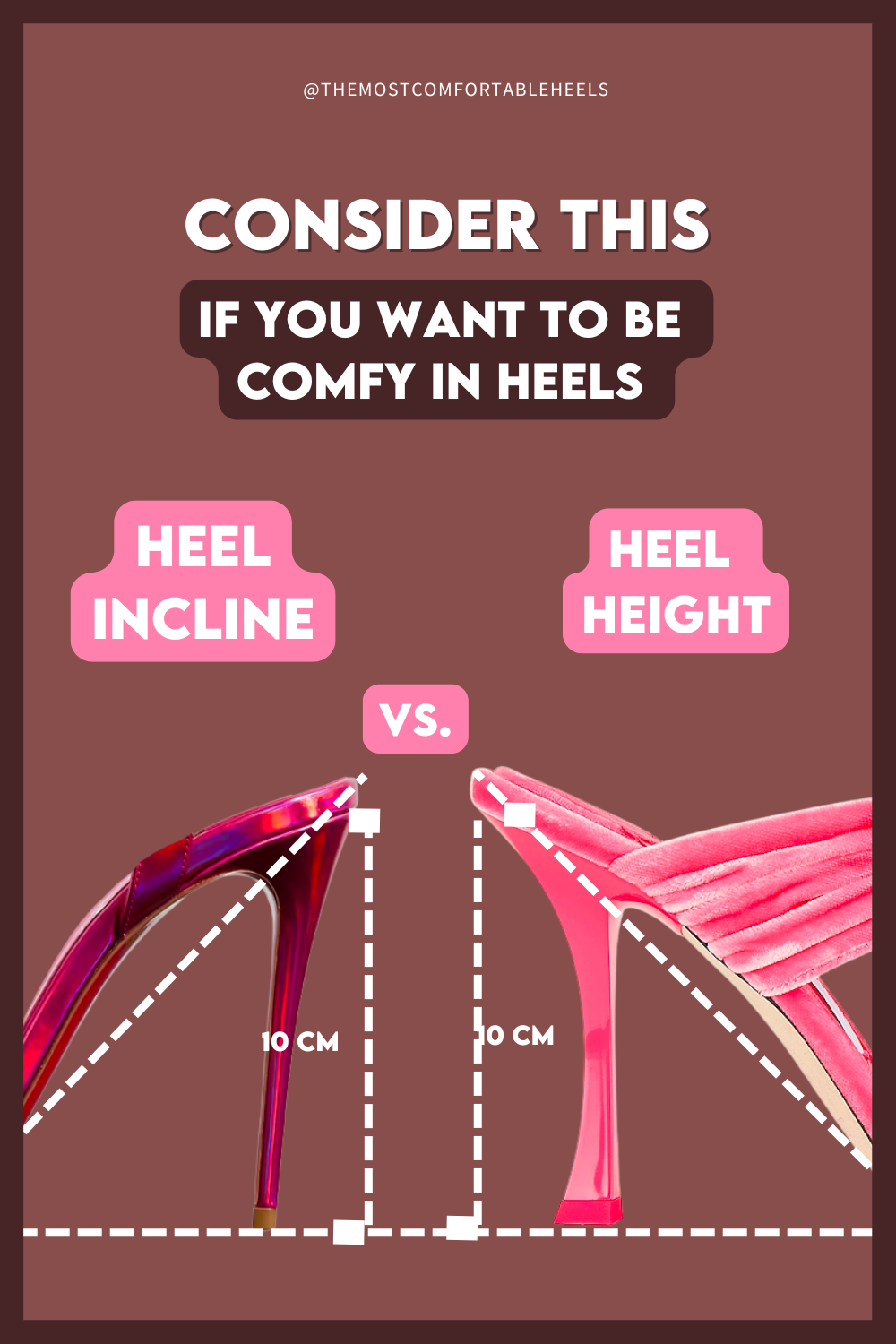 Heel Incline vs. Heel Height: The Key to Feel Comfortable in Heels ...