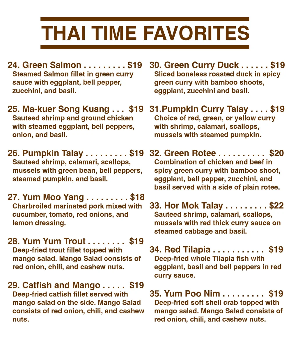 Thai Time Restaurant