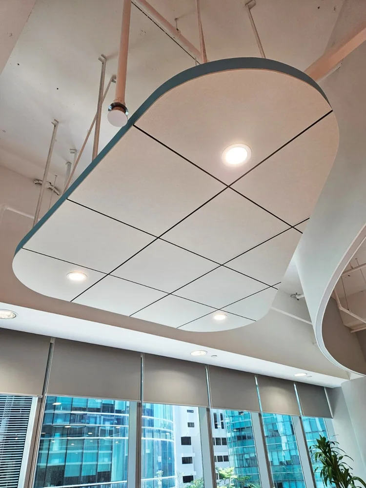 Acoustic Ceiling Baffles in Singapore | Custom Sound Solutions | Pepperwall