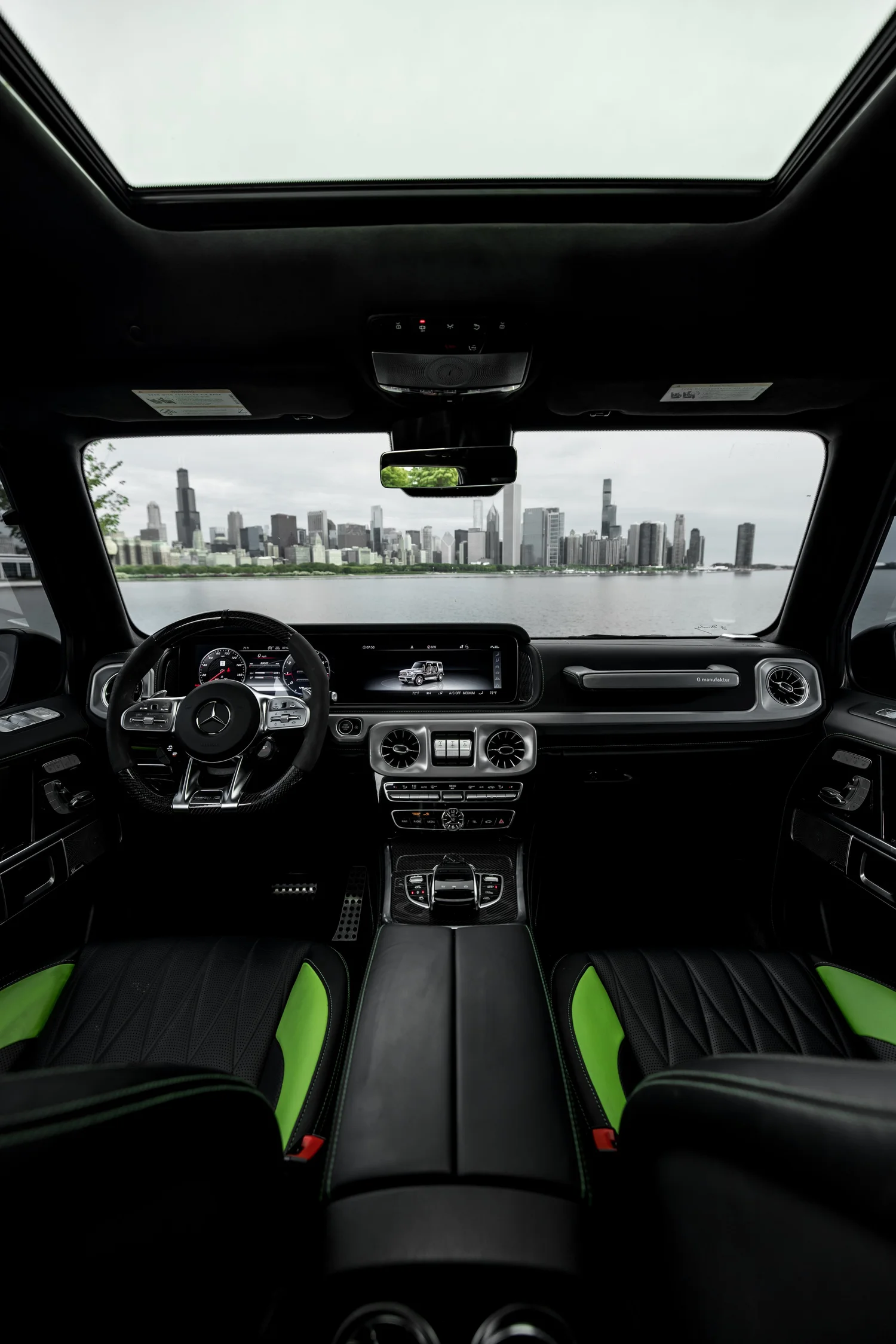 2021 Mercedes-Benz AMG G63 1 Black / Lime Green | DS Members Collection®