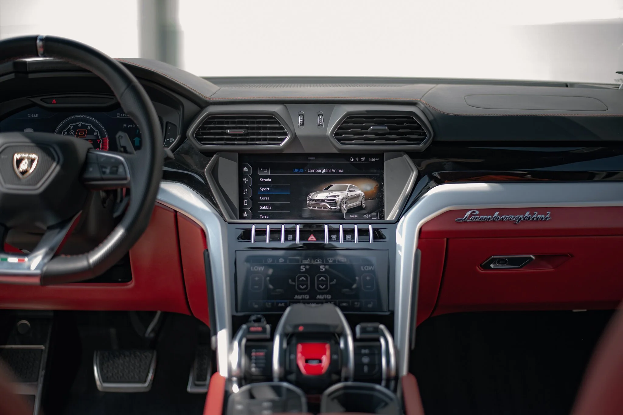 2019 Lamborghini Urus Matte Black / Maroon | DS Members Collection®