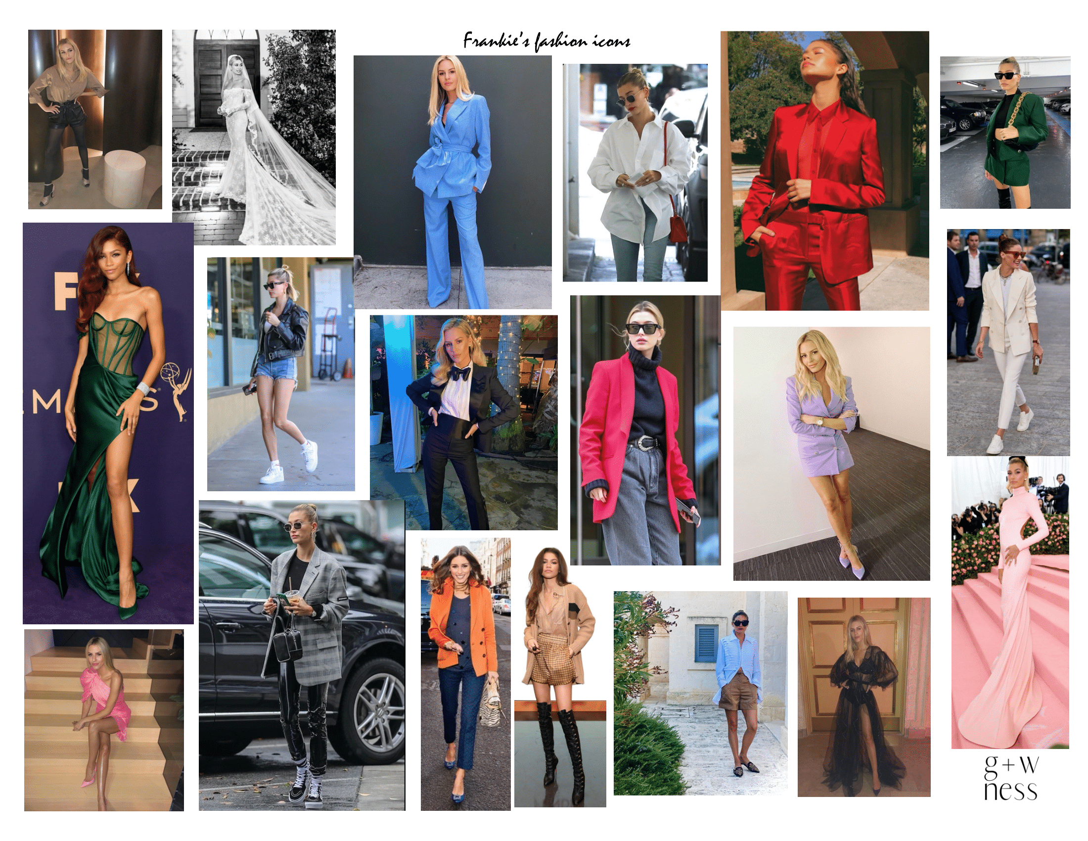 Fashion Icon Collage