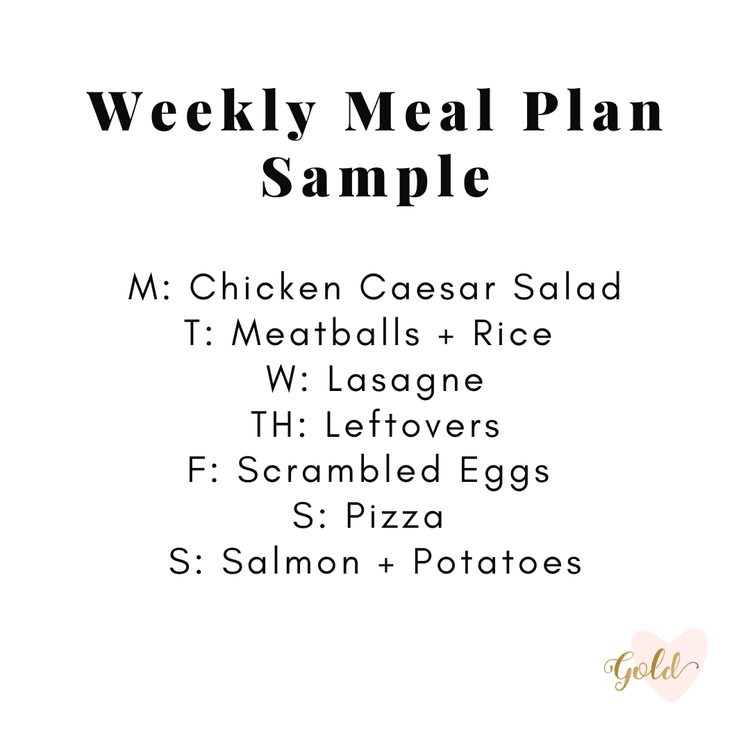 My Easy Bi-Weekly Meal Planning Routine — Find Your Gold Home Organizing