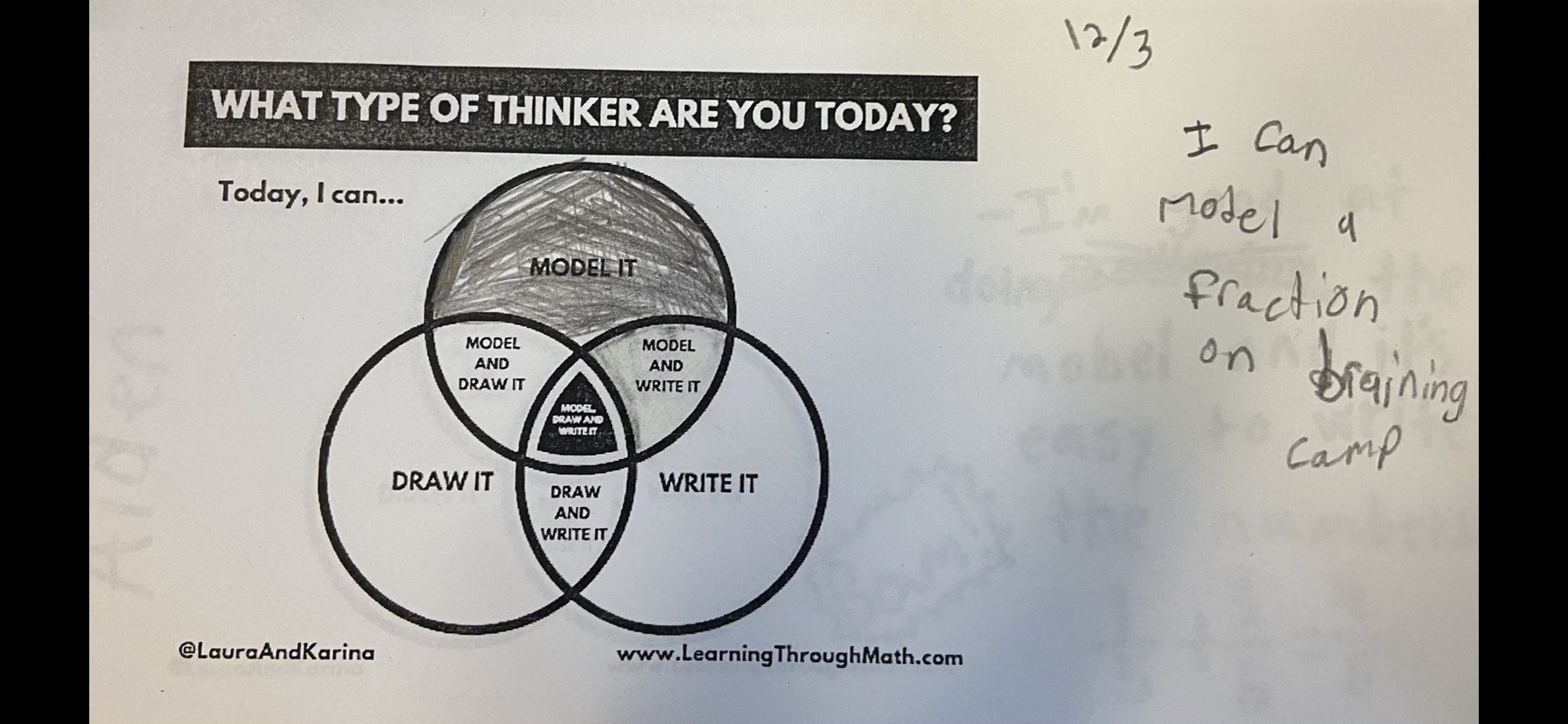 What Type of Thinker Are You? — Learning Through Math with Laura and Karina