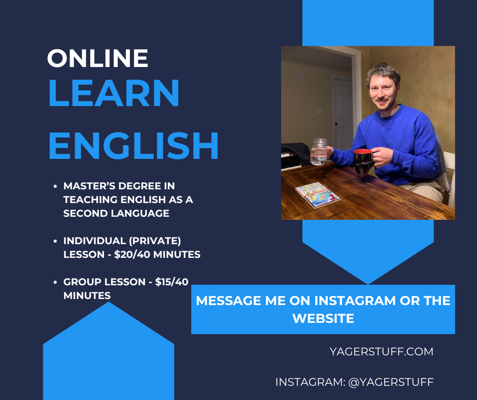 Yager Stuff - Learn and Teach English