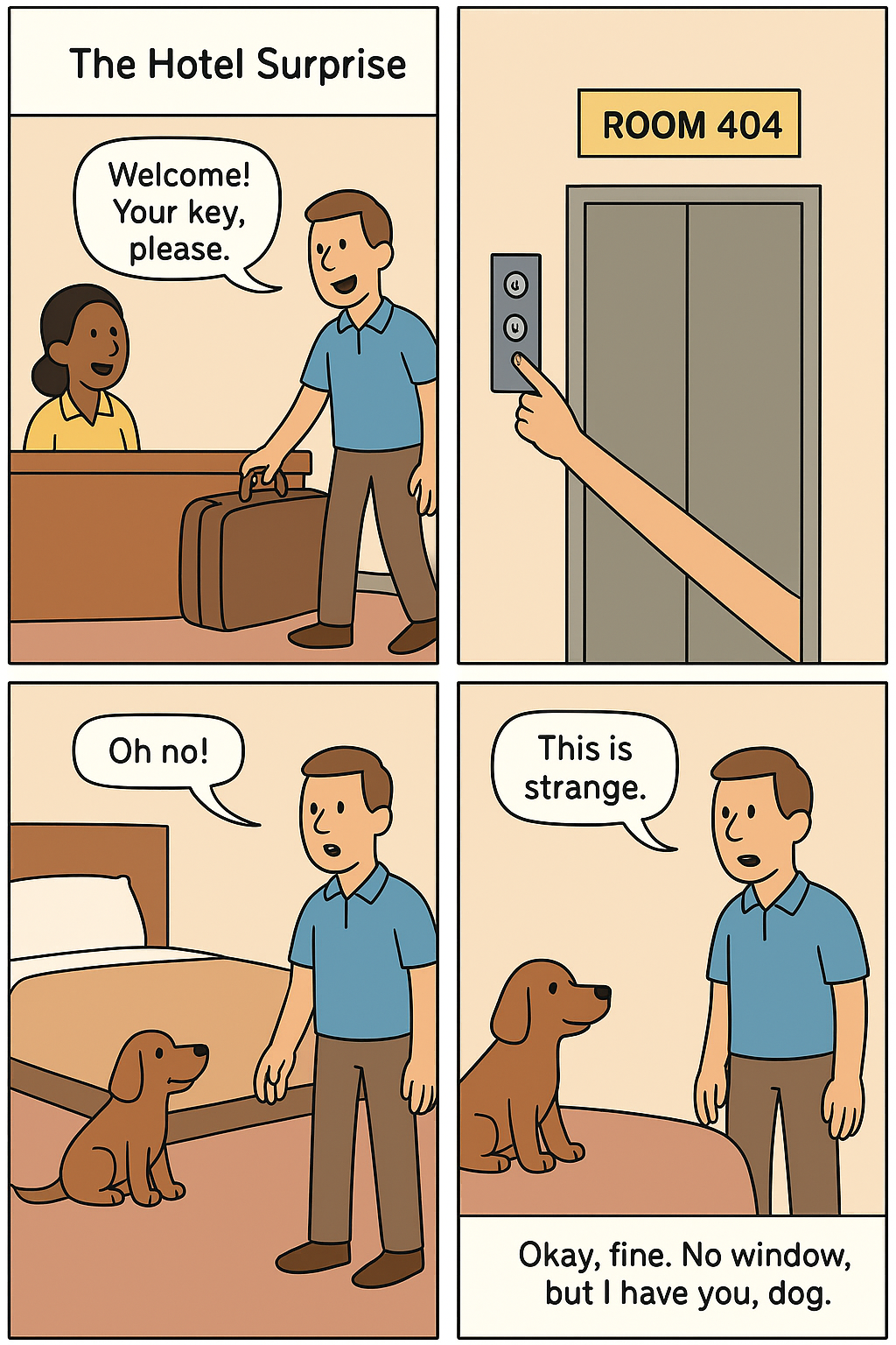 Learn English with ... Part 5: The Hotel Surprise (Tom’s First Day in ...