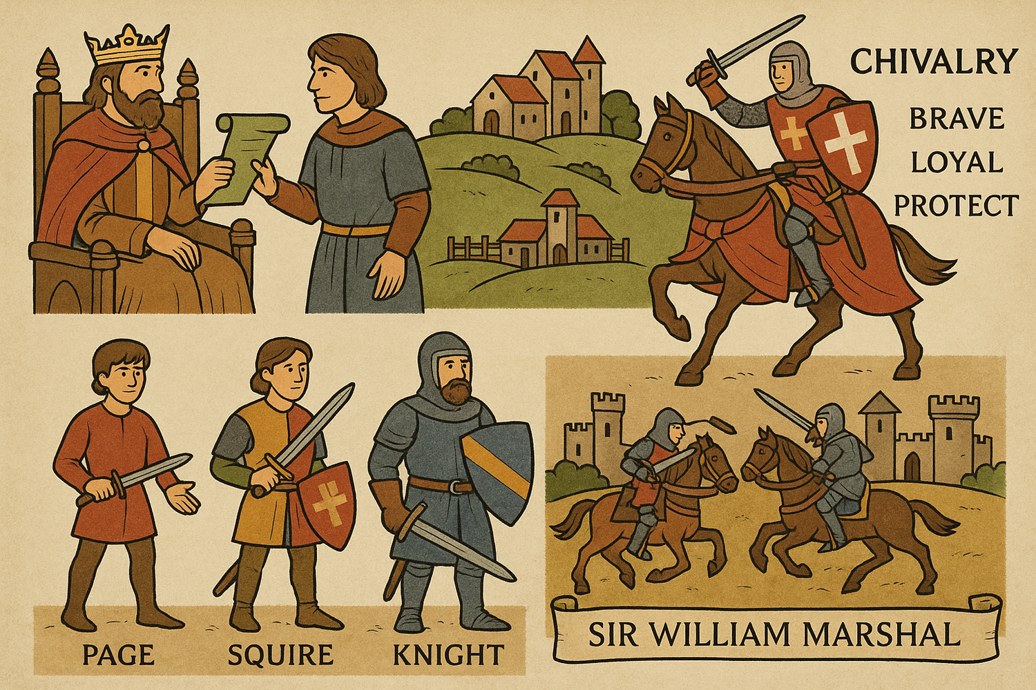 Lesson 2 Feudalism, Manors, and Towns (The Middle Ages) — Yager Stuff ...