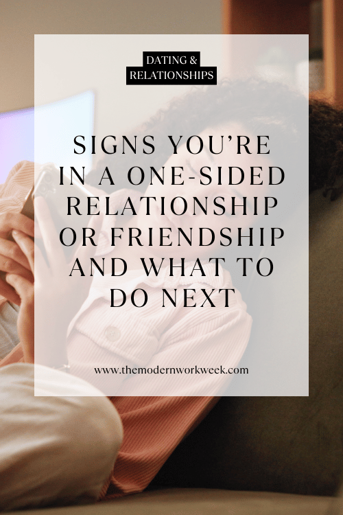 How to Stop Forcing One-Sided Relationships: Learning When to Let Go ...