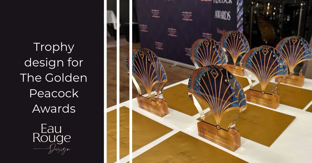 Brand award design — Eau Rouge Branding & Squarespace Design