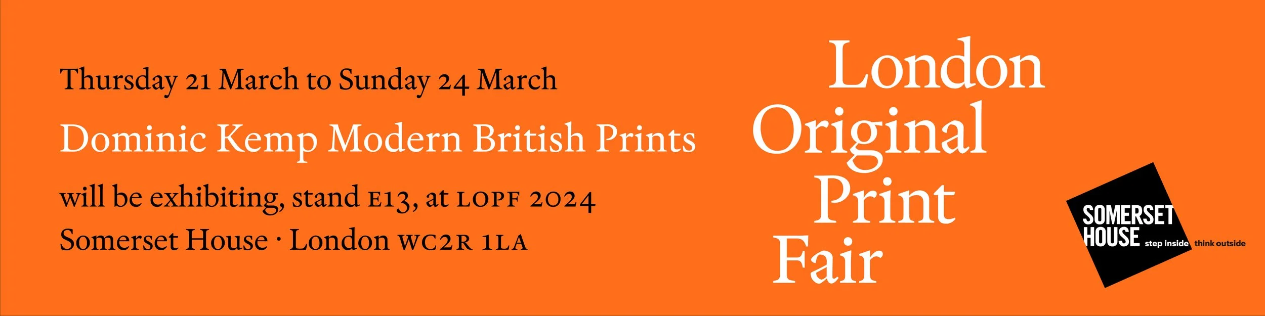 SECRET — DOMINIC KEMP MODERN BRITISH PRINTS