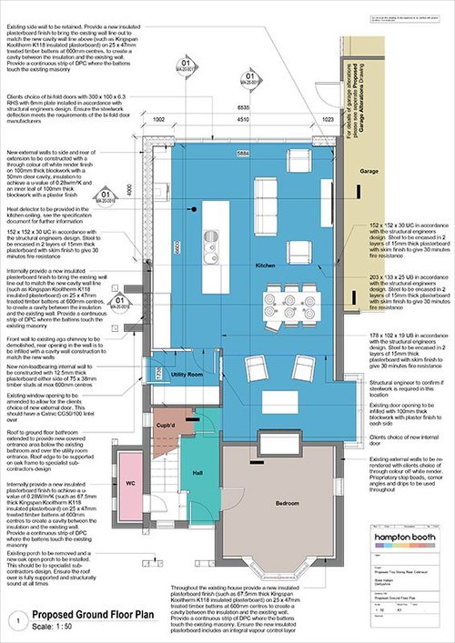 Building regulation drawings in Derby & Nottingham