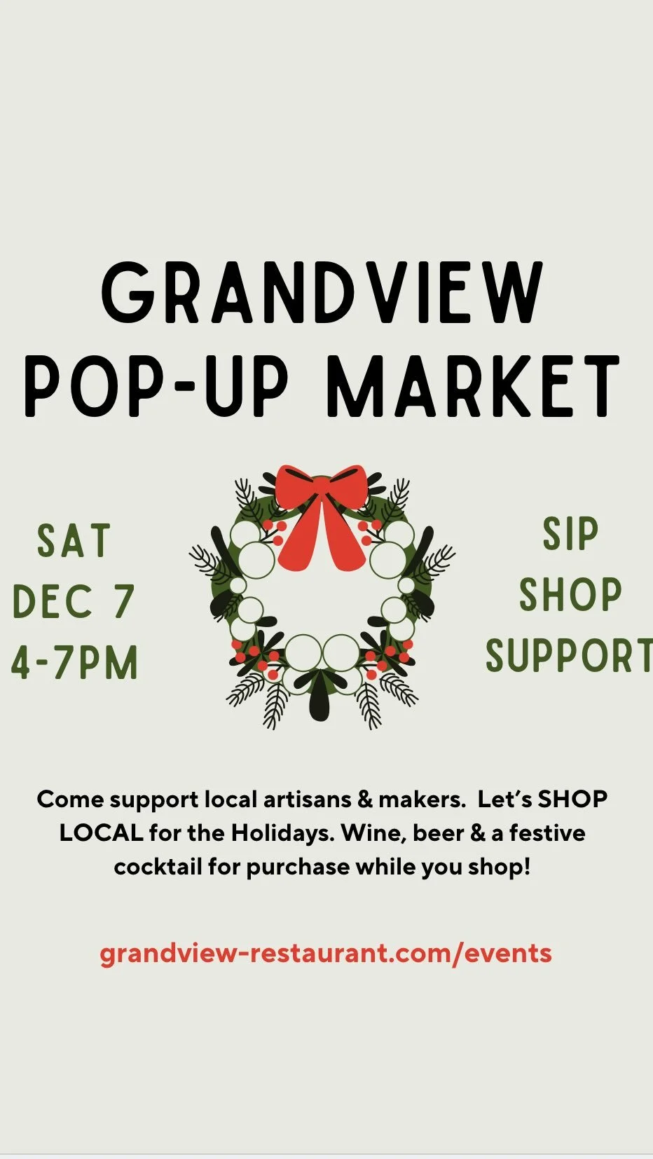 Lunch Menu — Grandview Restaurant