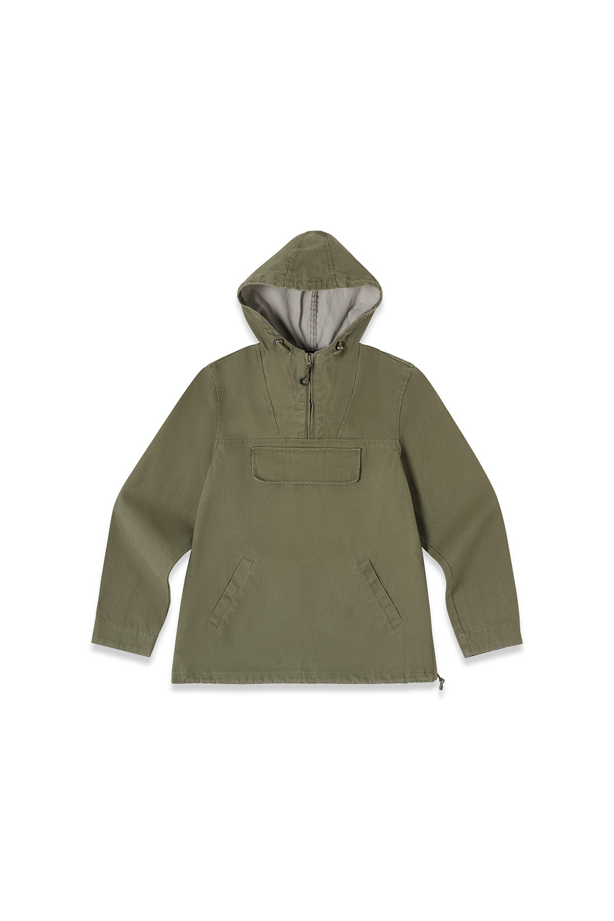 Larmor hooded canvas smock — Canvas & Cotton