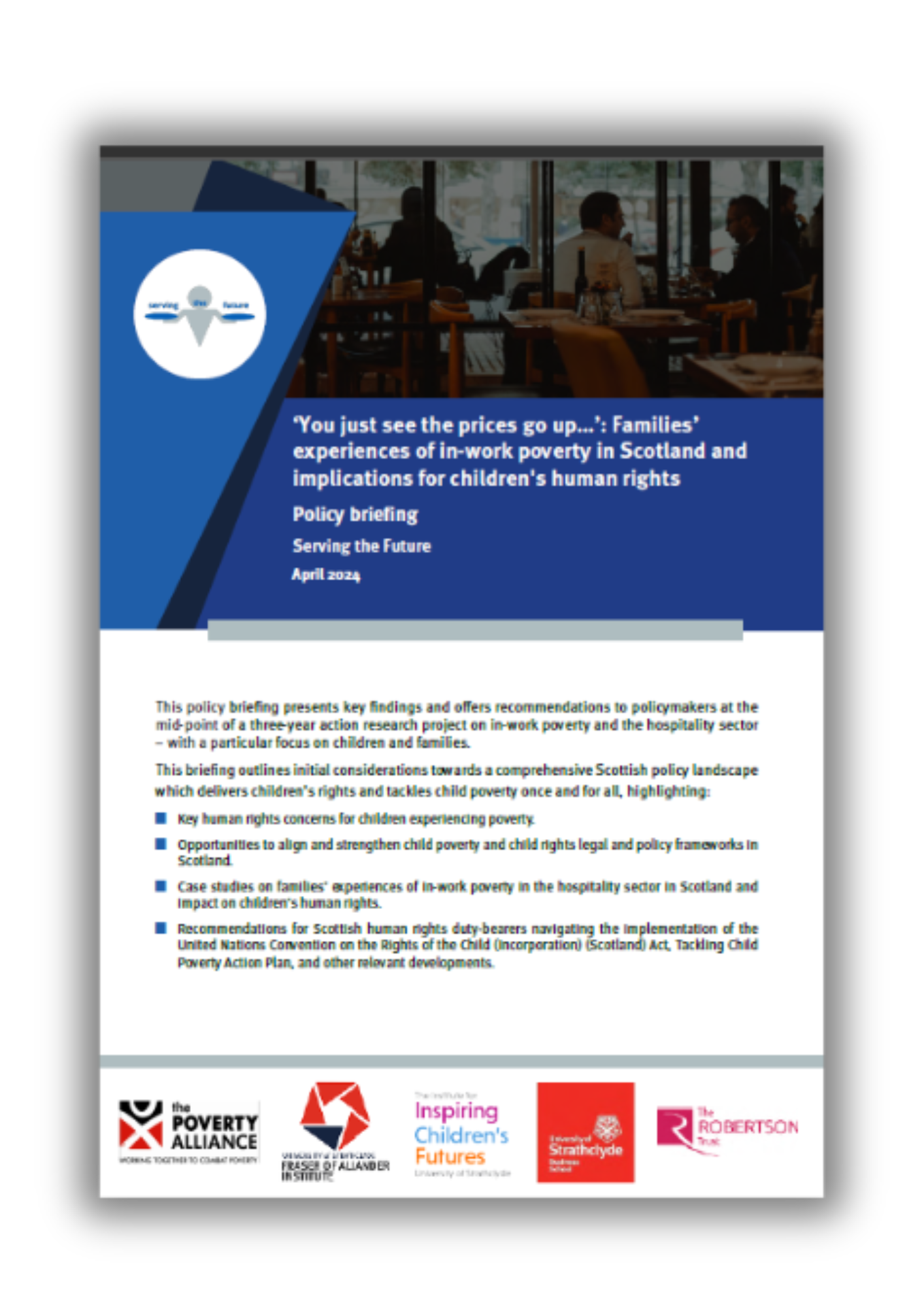 New Publication! Policy Briefing: Families’ experiences of in-work ...