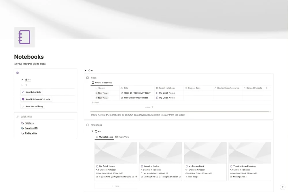 Notion Life OS: Your Complete Second Brain — Better Creating