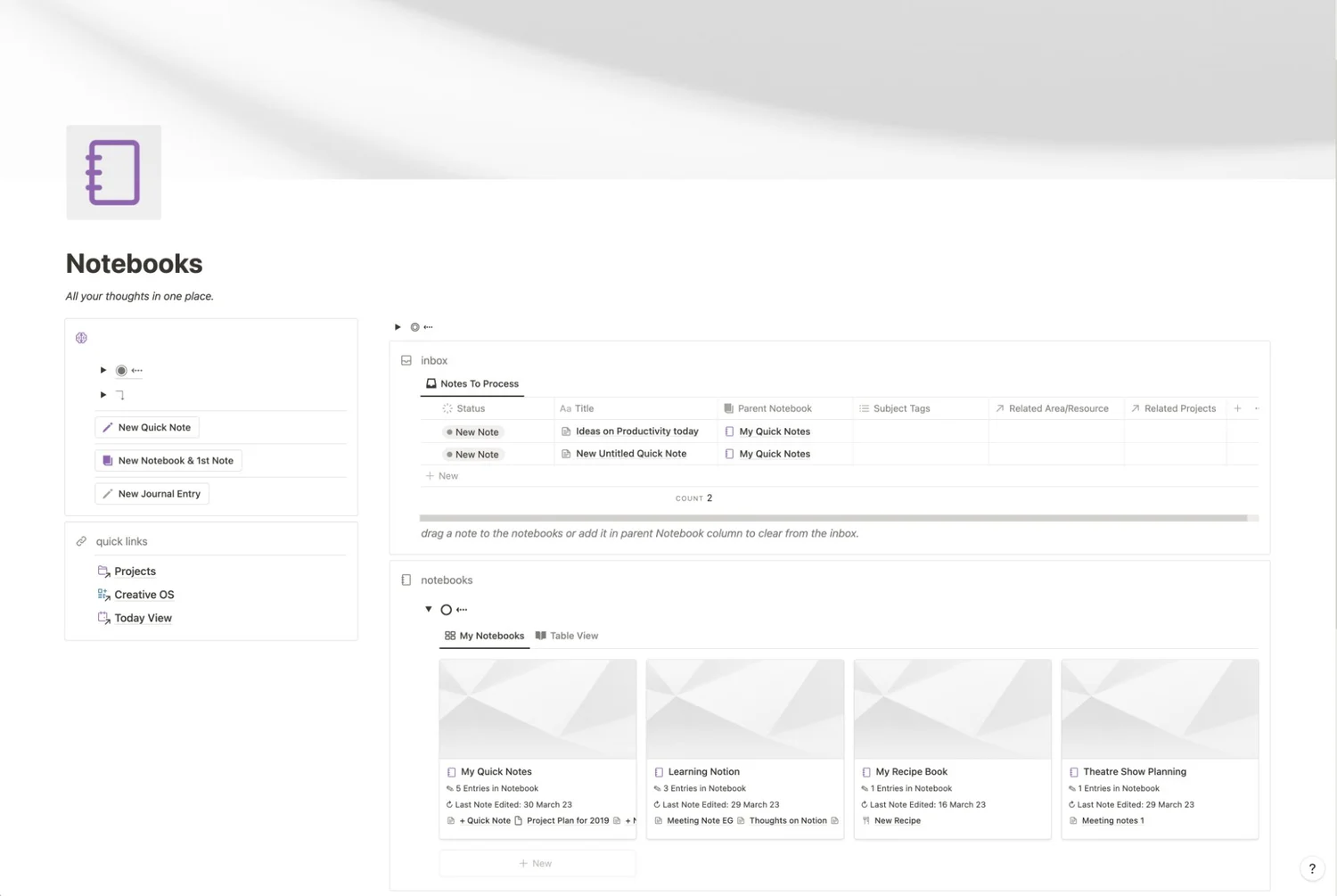Notion Life OS: Your Complete Second Brain — Better Creating