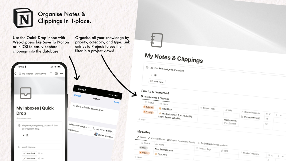Simplified Life OS: Your 1st 'Notion Second Brain' Template — Better ...