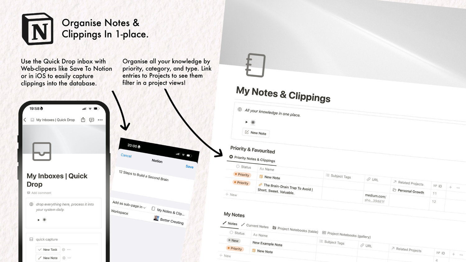 Simplified Life OS: Your 1st 'Notion Second Brain' Template — Better ...