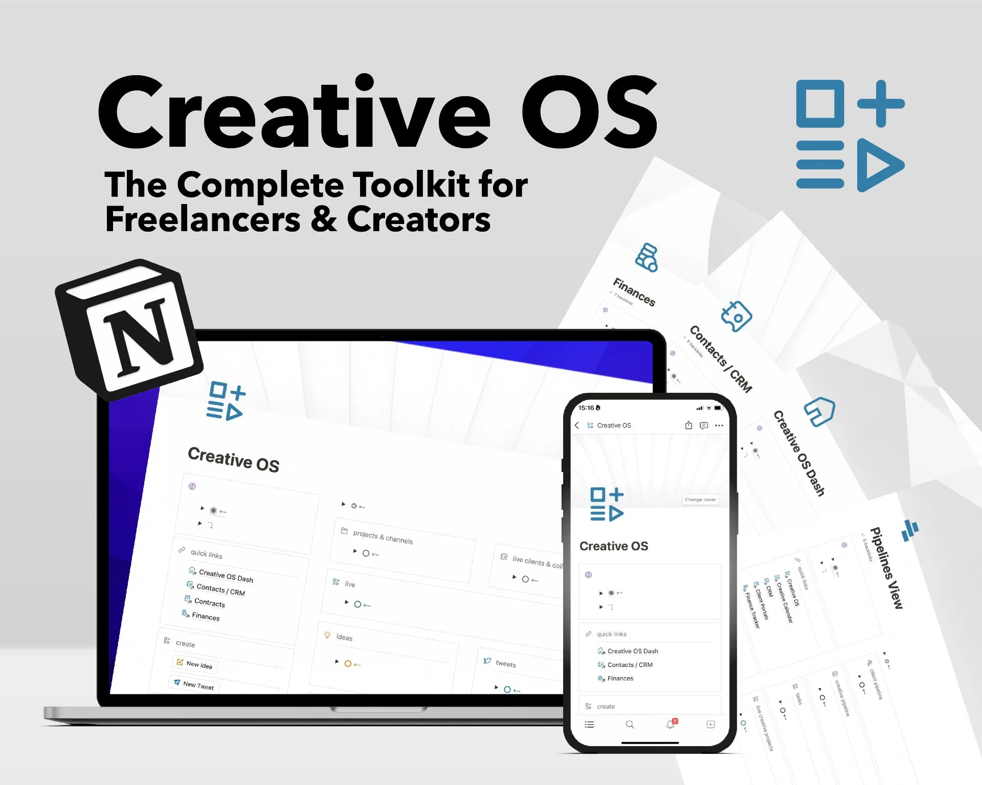 Creative OS: Notion Toolkit for Creators & Entrepreneurs — Better Creating