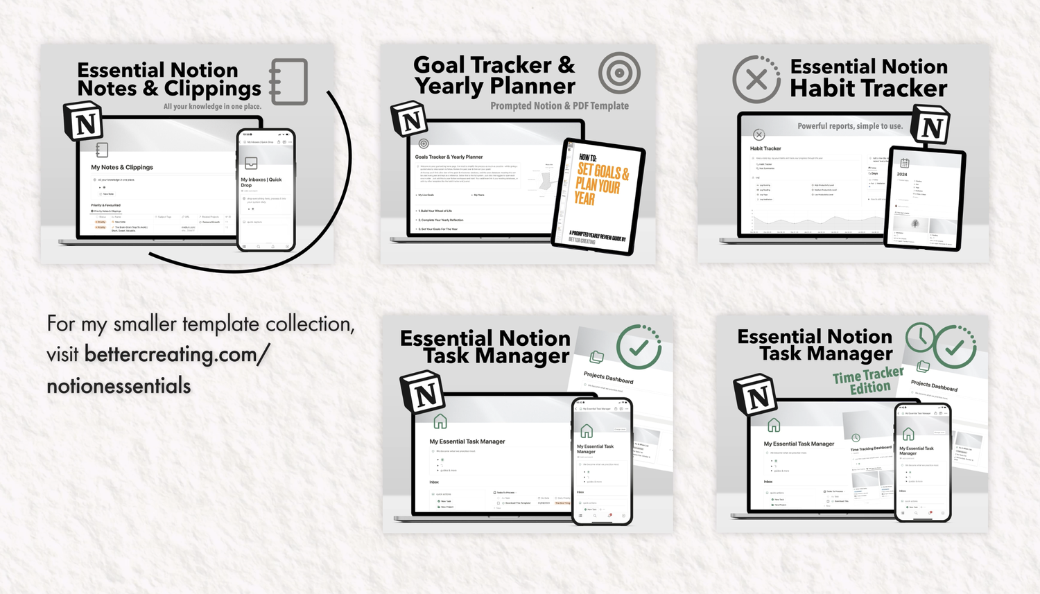 Notion Templates & Second Brain Systems — Better Creating