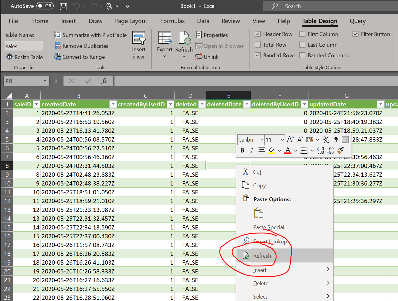 Create reports using Excel. — MTS Software