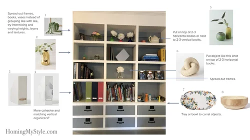 How I Refreshed My Sister's Shelfie Style — Homing My Style