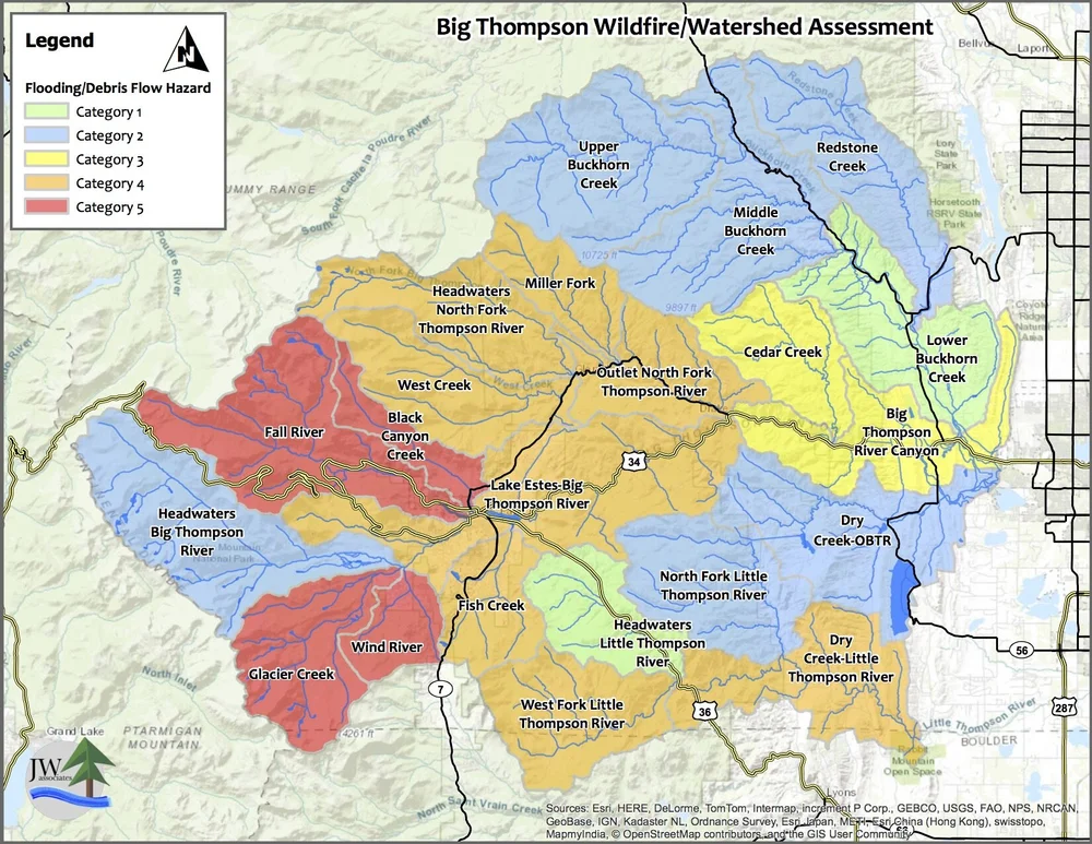 Big Thompson Wildfire/Watershed Assessment — JW Associates