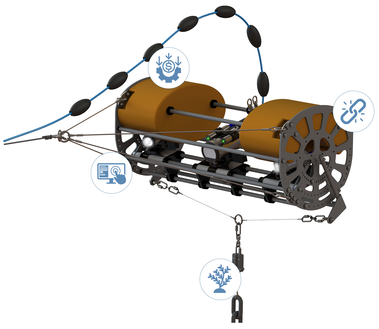 Tow Camera System | 4K | HD | Marine Research | SubC Imaging