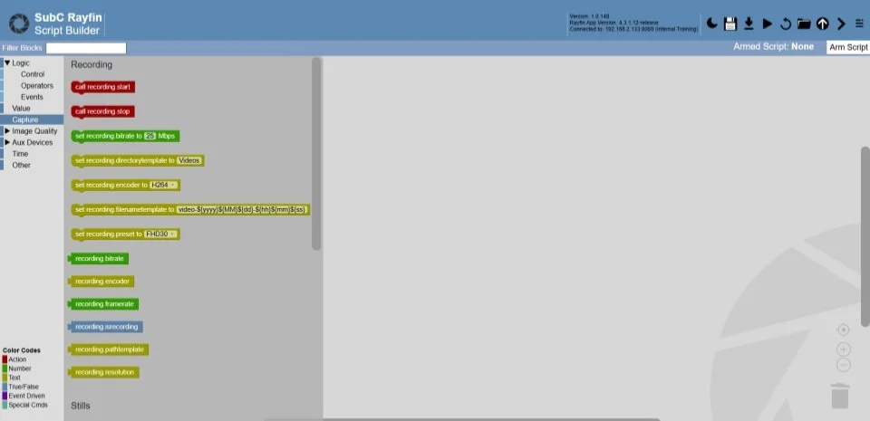 How to Use a Visual Script Builder to Automate Underwater Data Capture — SubC Imaging