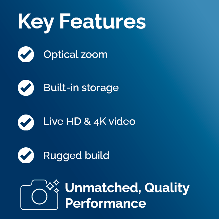 Subsea Imaging 4k HD Camera with Optical Zoom for ROV and Marine Science