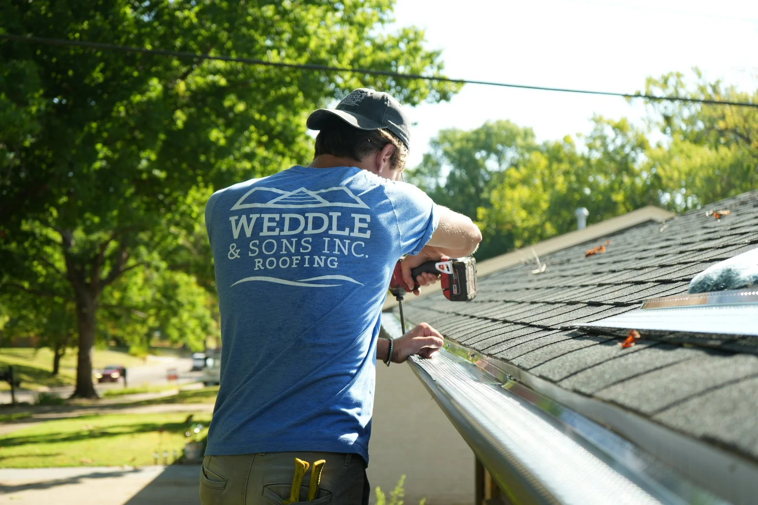 Gutter cover installations from Weddle and Sons Roofing. Get Your FREE ...