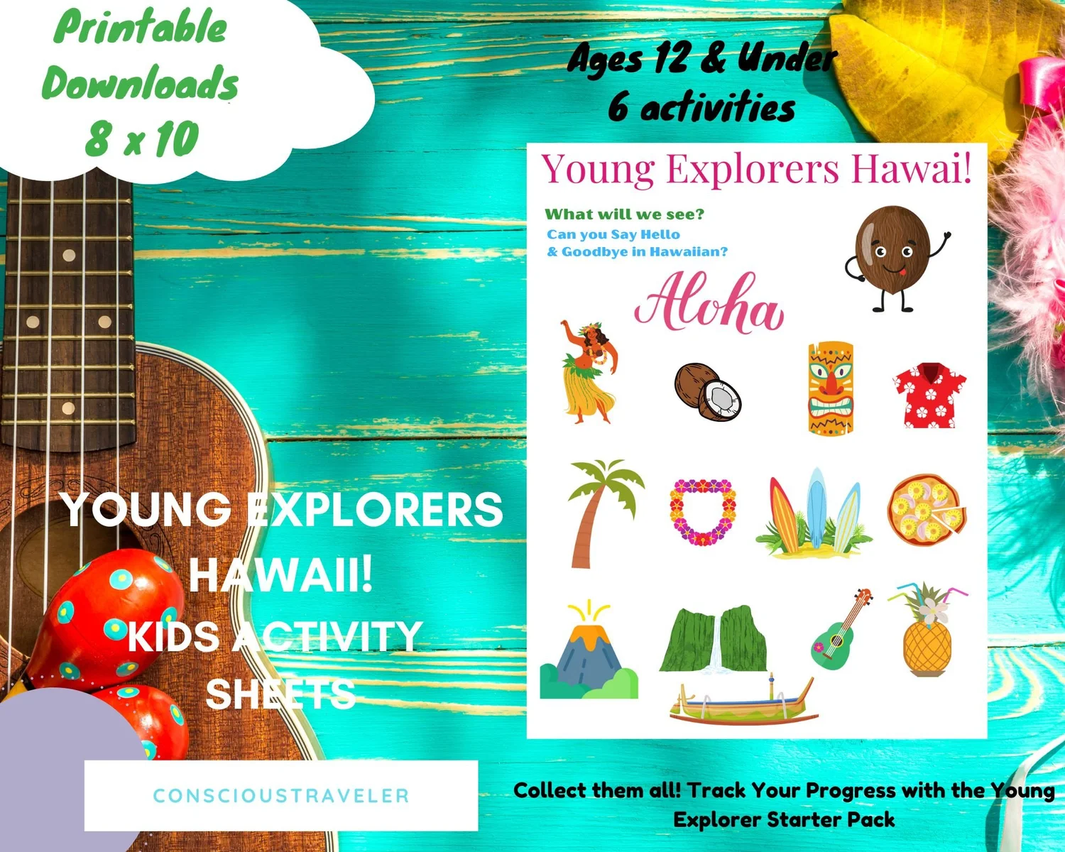 Young Explorers Activity Sheets - Etsy Shop — ConsciousTraveler.co