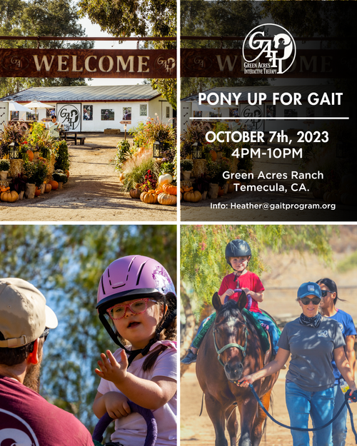 2020 Pony Up for GAIT Update — GAIT | Green Acres Interactive Therapy