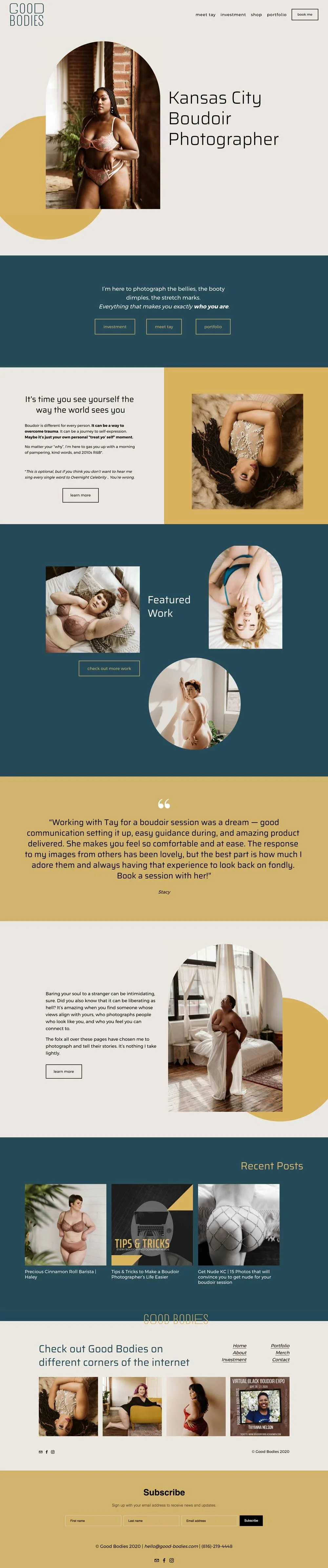 Leon Squarespace 7.1 Template Kit — Big Cat Creative | Squarespace ...