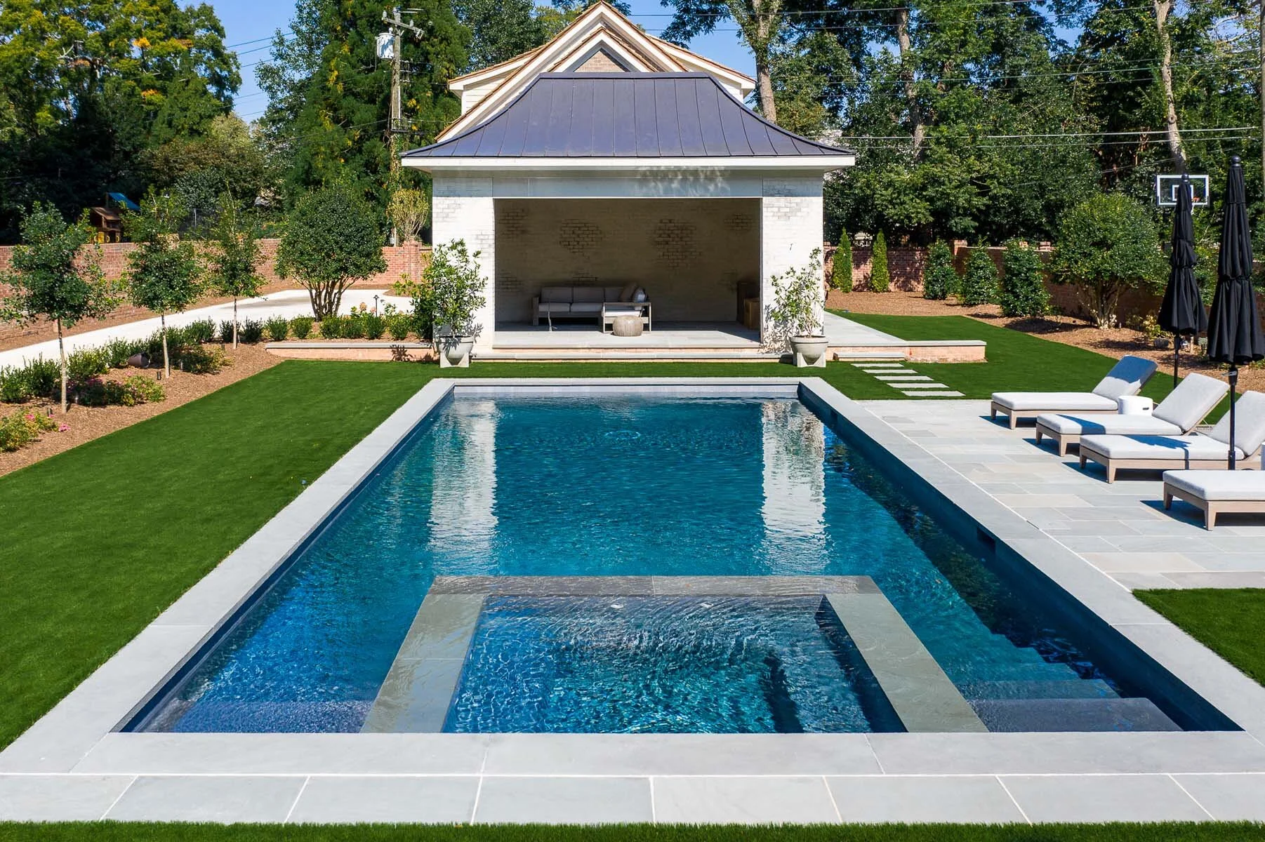 RESORT-LIKE RETREAT — Waterscapes Custom Pools