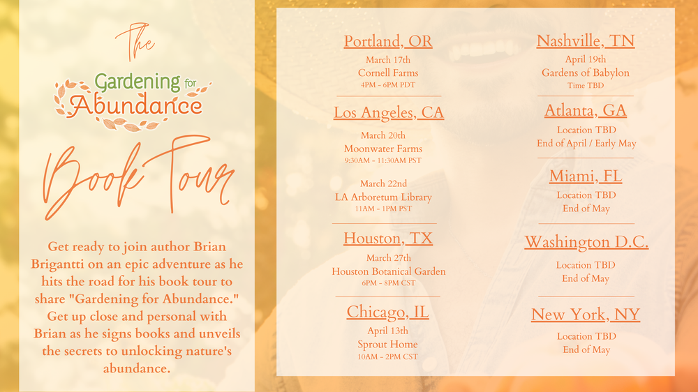 Gardening for Abundance Book Tour — Redleaf Ranch